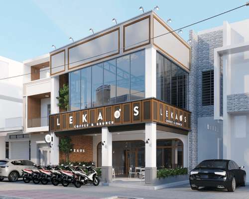 QDC Design & Build thiết kế thi công quán cafe LEKAO'S chi nhanh Đồng ...